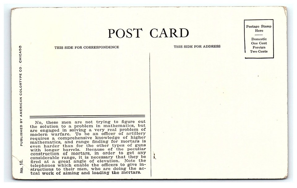 Army Directing The Range for the Mortars ar fort Wright Fishers Island N.Y. 0696 | eBay