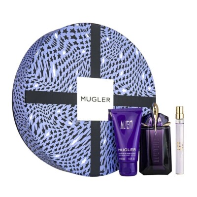 ALIEN 60ML GIFT SET 3PC REFILLABLE EDP SPRAY FOR WOMEN BY MUGLER | eBay ...
