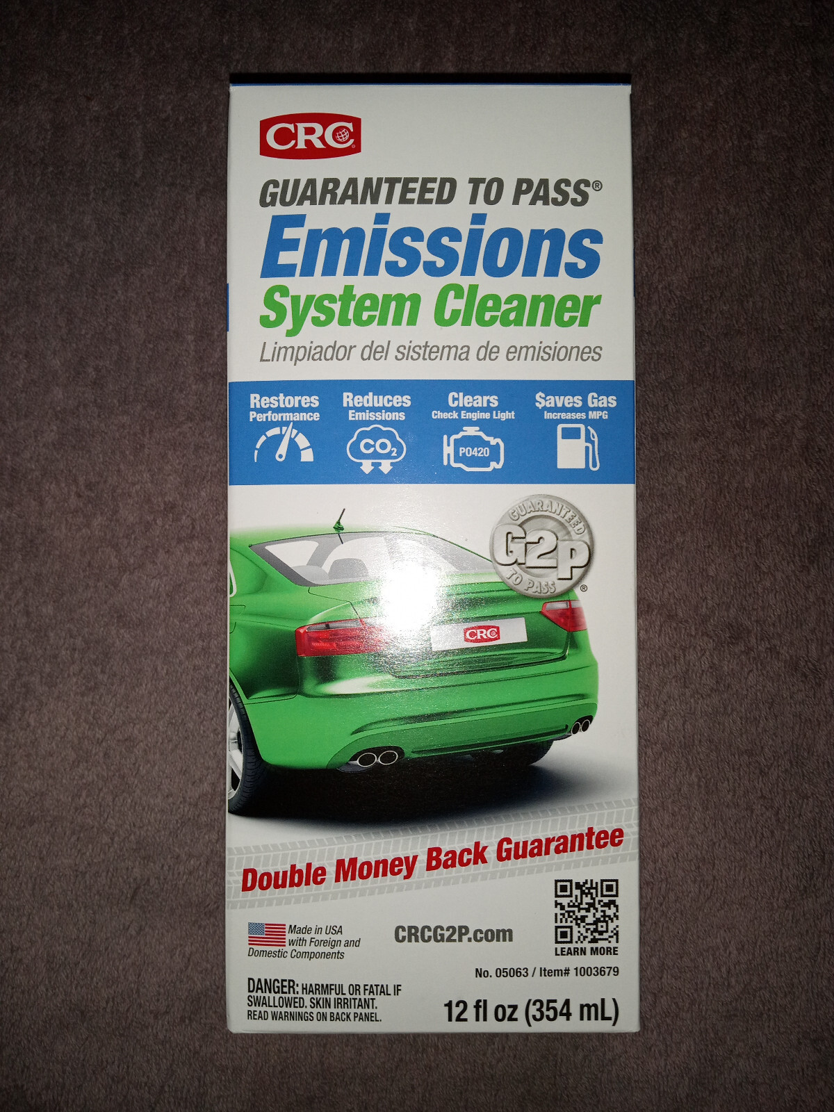 CRC 05063 12 Fluid Ounce Guaranteed to Pass Emissions Test Formula | eBay