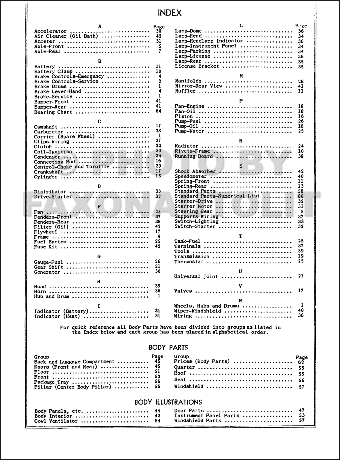 Ford Shop Manual and Parts Book 1941 1942 1946 1947 1948 Repair Service ...