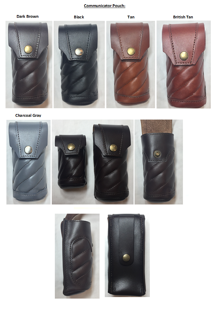Jedi Communicator Pouches - 100% Leather | eBay