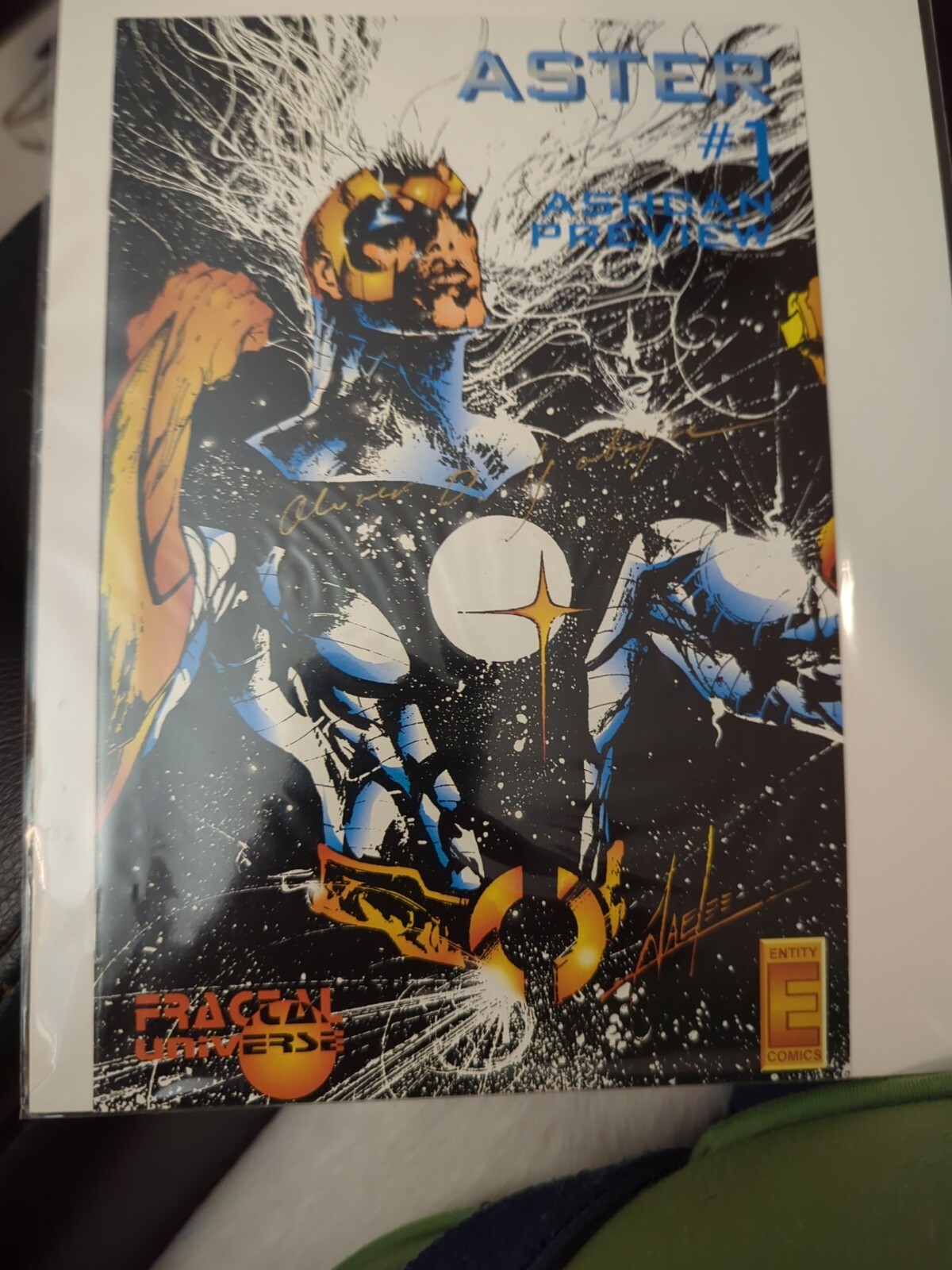 ASTER #1 ASHCAN Entity Comics 1994 no 92 of 750. signed by Oliver Isbedra Still | eBay