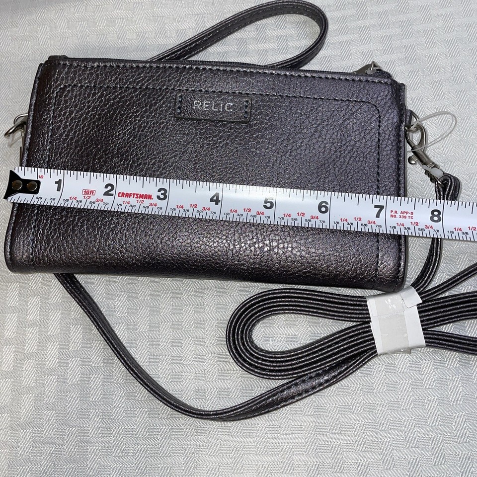 Relic Dylan Checkbook Wristlet Crossbody Convertible Purse/Wallet ...