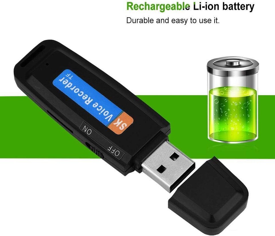 Mini USB Voice Digital Sound Audio Recorder U-Disk Flash Drive ...