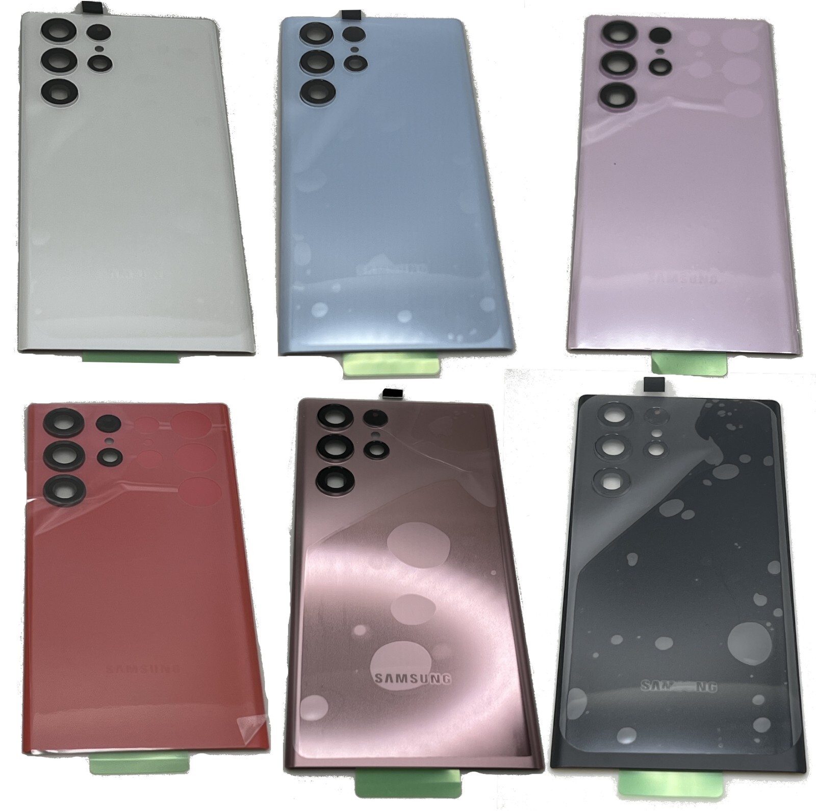 Samsung Galaxy S22 S23 Ultra Rear Battery Door Back Glass Cover Housing ...