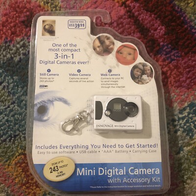 Innovage Mini USB Digital Camera Still Video Web 3-in-1 Camera W ...