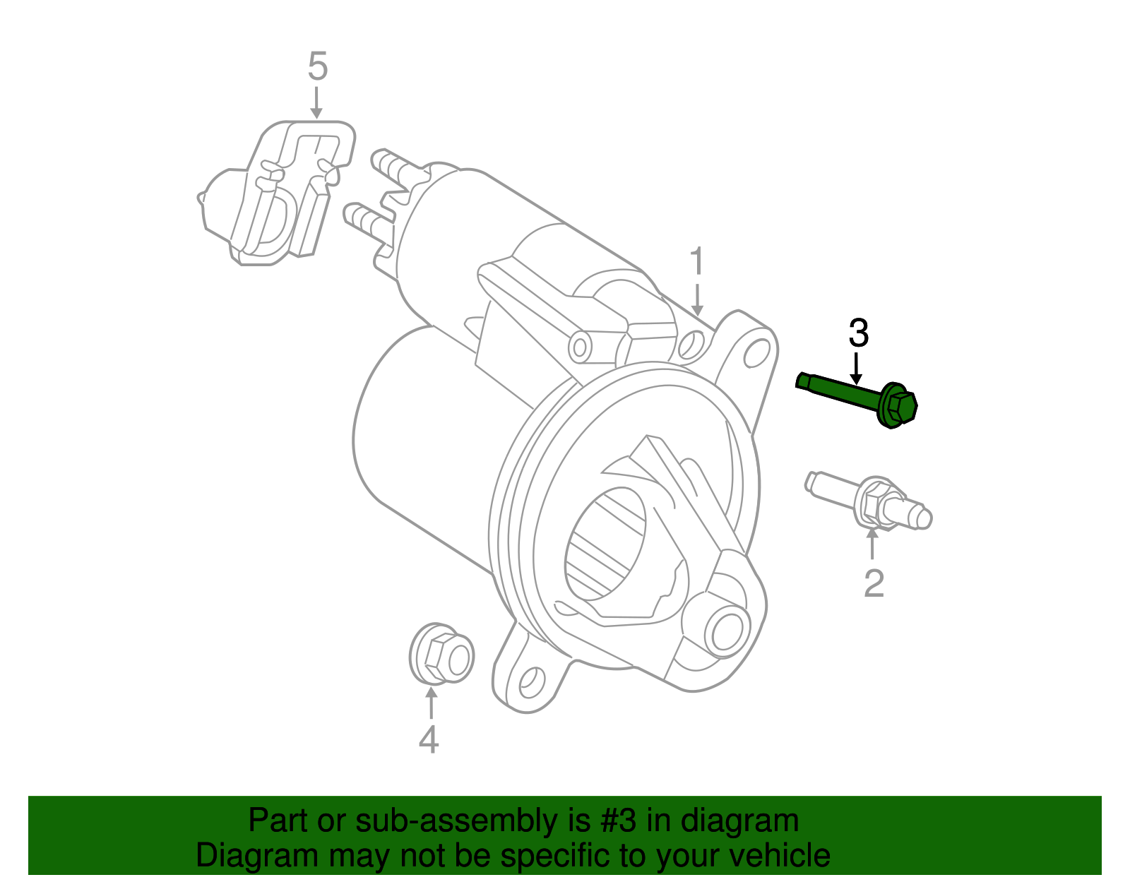 Genuine Ford Starter Stud W704941-S437M | eBay
