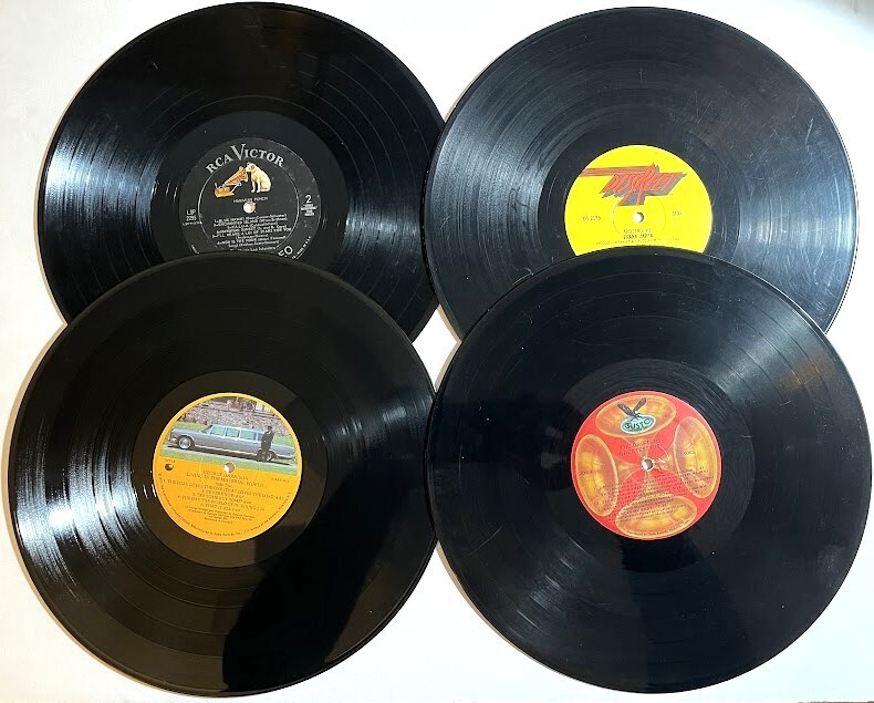 Lot of VINTAGE ROCK & MORE LP RECORDS ~ Discs Only, Jackets Bonus | eBay