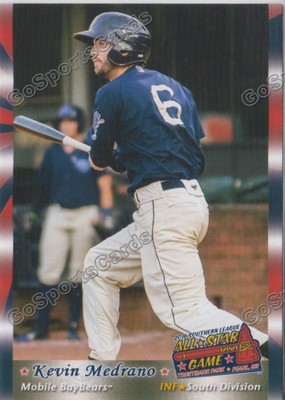 2016 Southern League All Star S Kevin Medrano RC Rookie Mobile Baybears ...