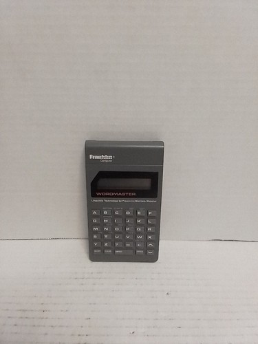 Franklin Computer Wordmaster Linguistic Technology Meriam Webster Wm ...