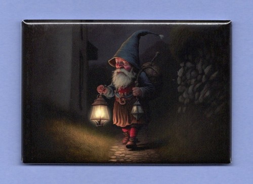 FANTASY *2X3 FRIDGE MAGNET* DRAGON CASTLE LIGHT MUSHROOM WIZARD UNICORN ...