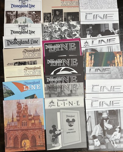 VTG RARE Lot of 21 1980 - 1986 DISNEYLAND LINE Cast Member Magazine | eBay