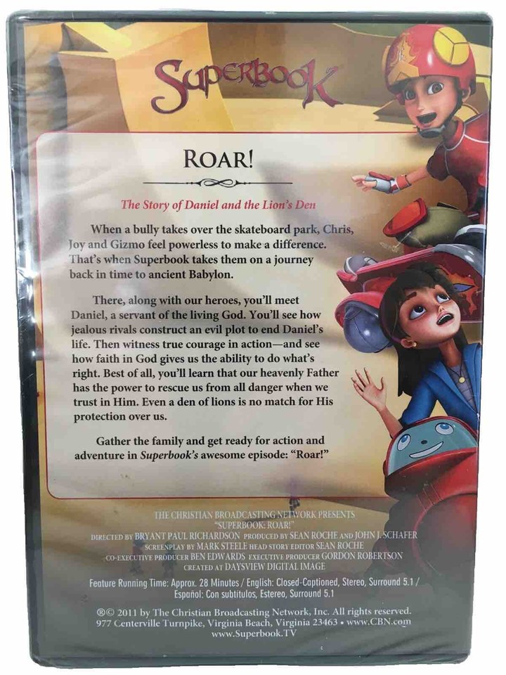 Superbook: Roar! The Story Of Daniel and the Lion’s Den Brand New ...