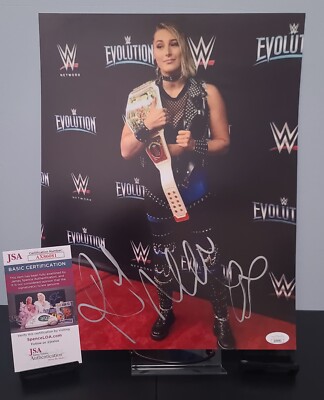 WWE Rhea Ripley 14x11 Autographed Photo - Large Silver Auto - JSA ...