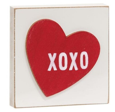 XOXO Heart Square Block | eBay.de