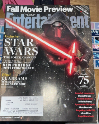 STAR WARS - THE FORCE AWAKENS August 2015 ENTERTAINMENT WEEKLY Magazine ...