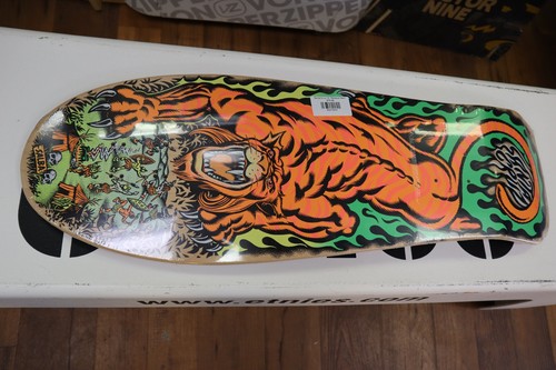 Santa Cruz Skateboards Salba Tiger Reissue Deck 10.3in .1in Wood/Raw ...
