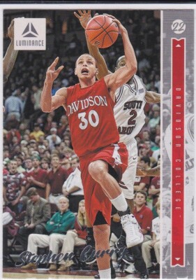 STEPHEN CURRY Steph DAVIDSON NCAA College Basketball Card Panini ...