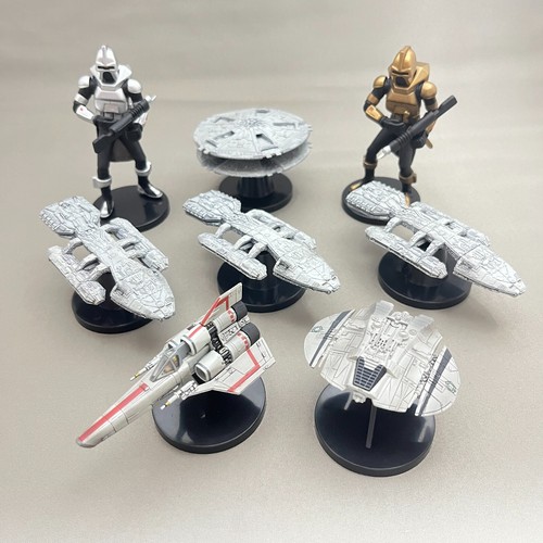 Battlestar Galactica Mini Figures Lot of 8 Konami SF Movie Selection In ...