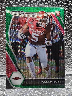 👉2021 Prizm Draft Picks Rookie #152 Rakeem Boyd RC Green Wave Prizm👈 | eBay
