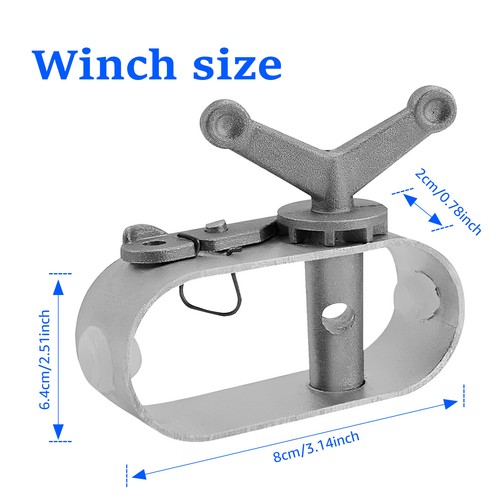 4Pcs Pool Cover Winch Set Aluminum Winter Swimming Pool Cover Winch ...