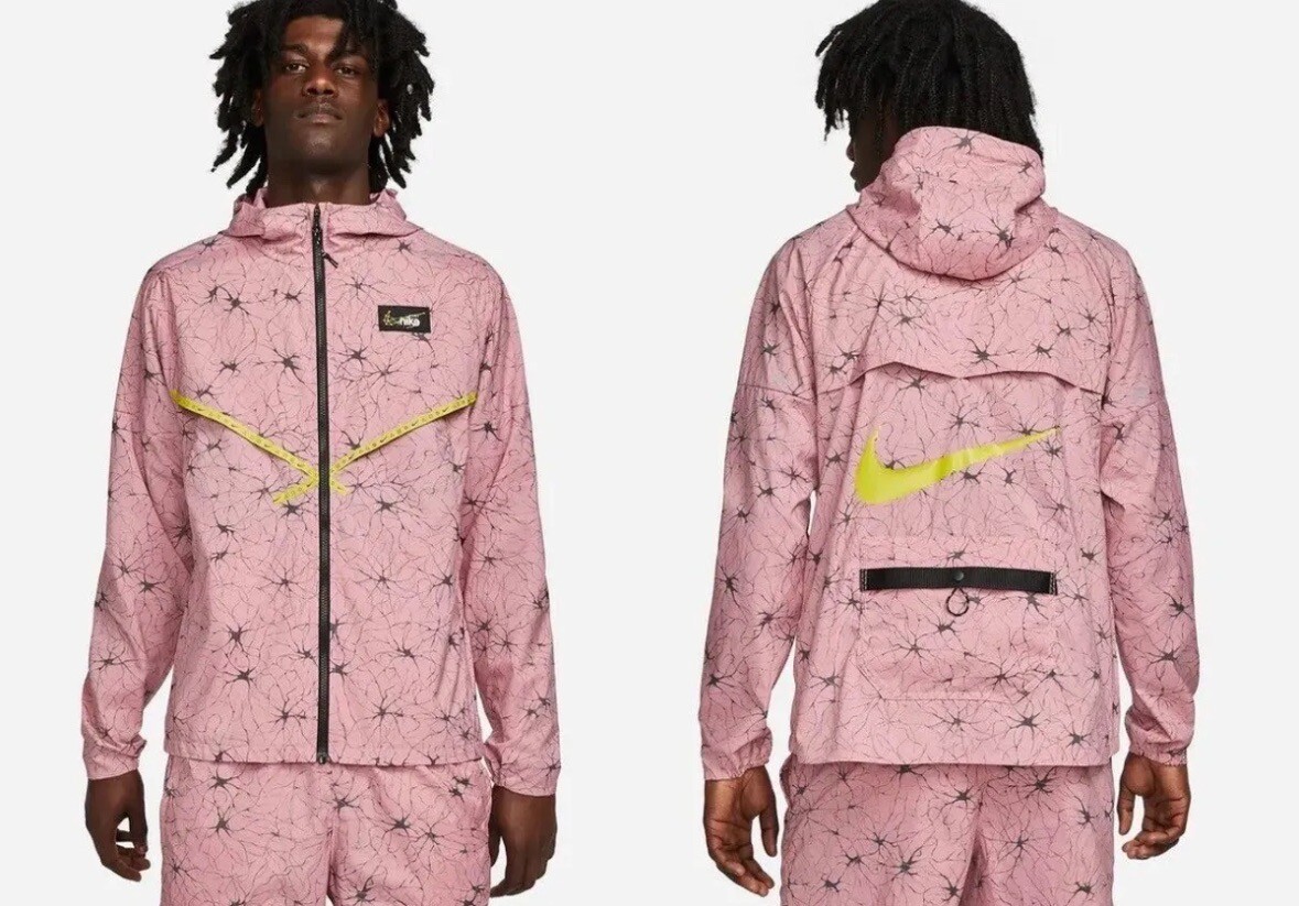 New M Nike Repel UV Windrunner D.Y.E Packable Run Full Zip New M Nike Repel UV Windrunner D.Y.E Packable Run Full Zip