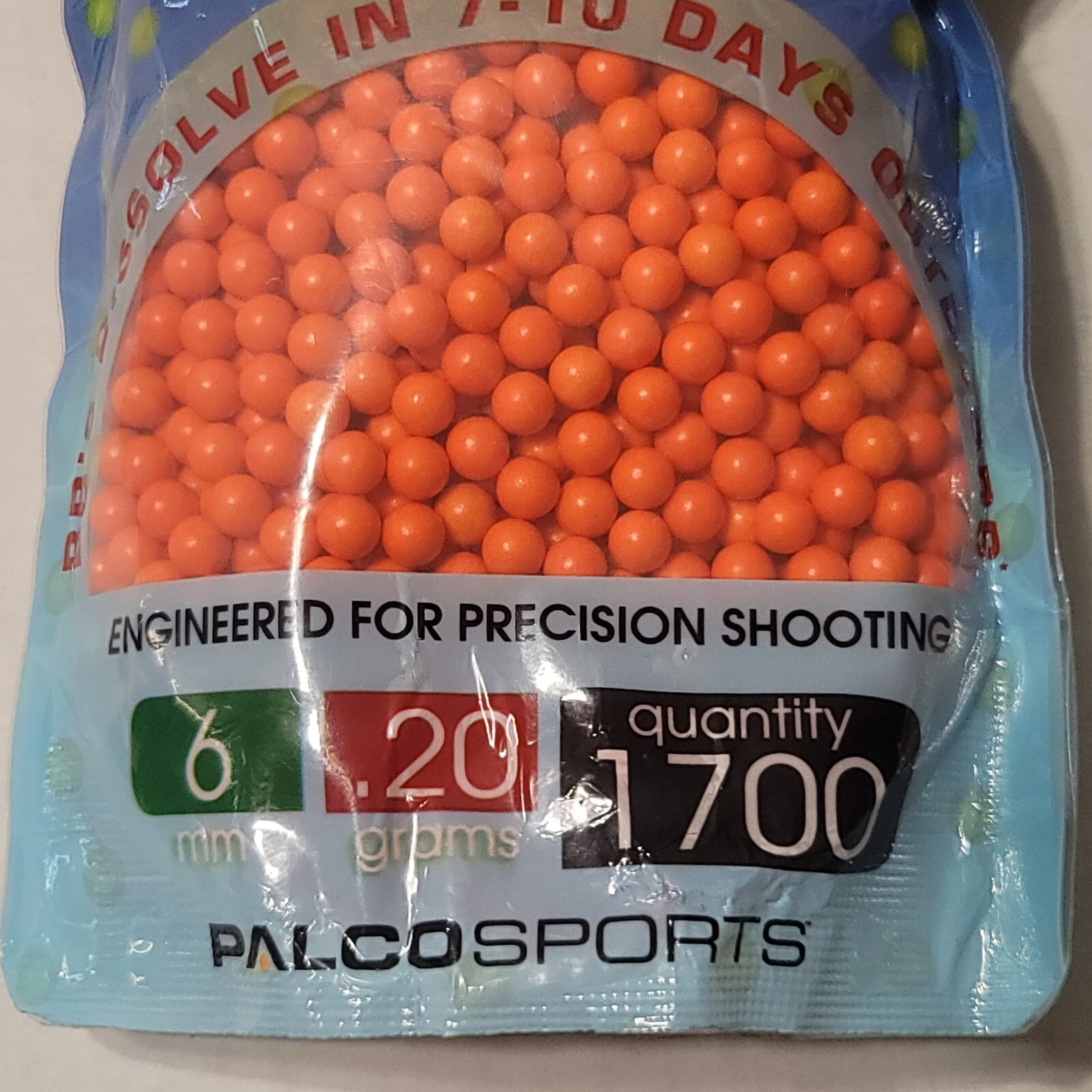 Air Soft BB's ECOBB 6mm .20 Grams Biodegradable Sealed 1,700 Count BB's ...