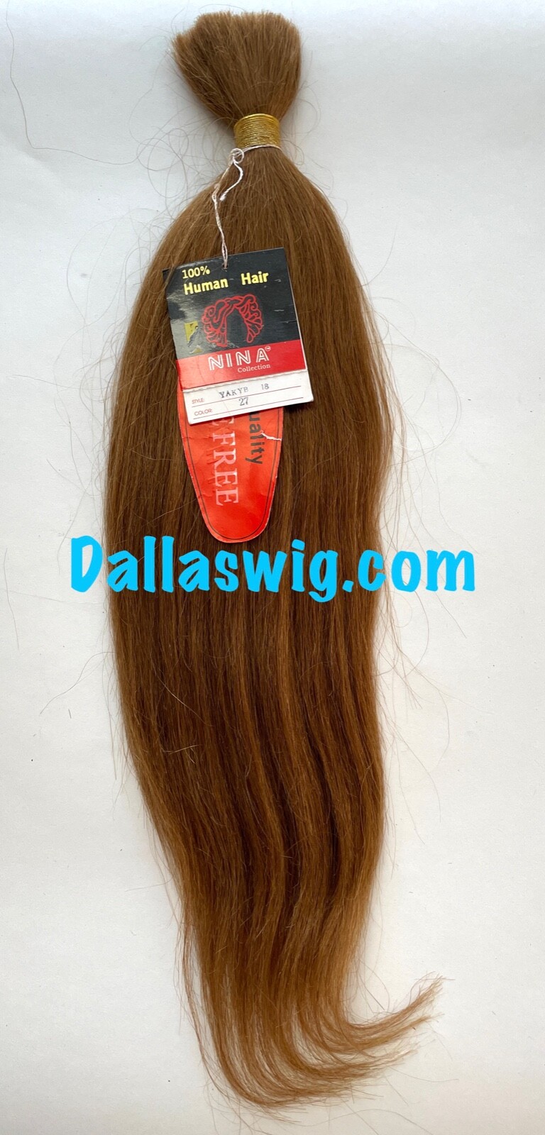 CLOSEOUT Nina 100% Human Natural Coarse Texture Yaky Bulk 18" Braiding ...