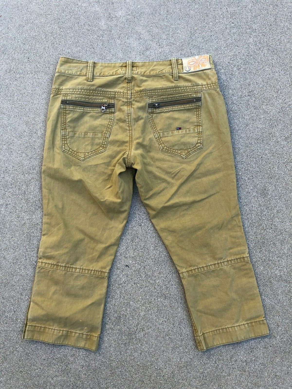 Tommy Hilfiger Denim Women's Chippy Olive Capri Pants Jeans | W 31 | eBay