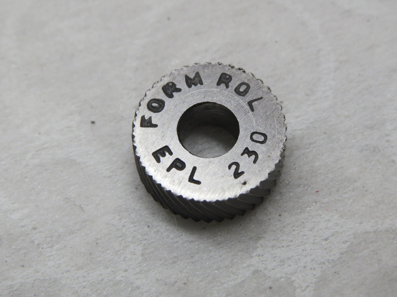FORM ROL Knurling Wheel EPL 230 1/2"-OD 3/16"-ID 3/16"-W | eBay