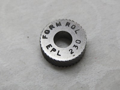 FORM ROL Knurling Wheel EPL 230 1/2"-OD 3/16"-ID 3/16"-W | eBay