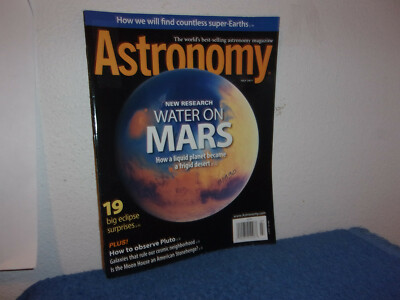 ASTRONOMY MAGAZINE." NEW RESEARCH ., WATER ON MARS " JULY, 2017 | eBay