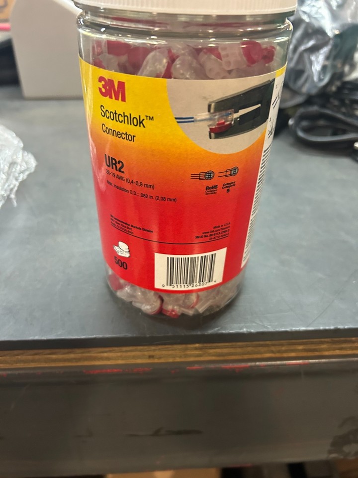 3M Scotchlok Connector UR2 26-19 AWG 5,000 PCS Brand New in Master ...