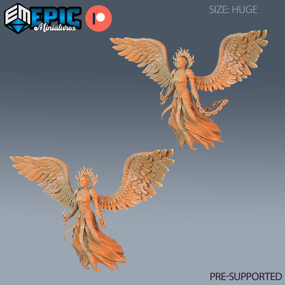 Hells Angel Zariel, Dungeons and Dragons Miniatures, D&D, Fantasy ...