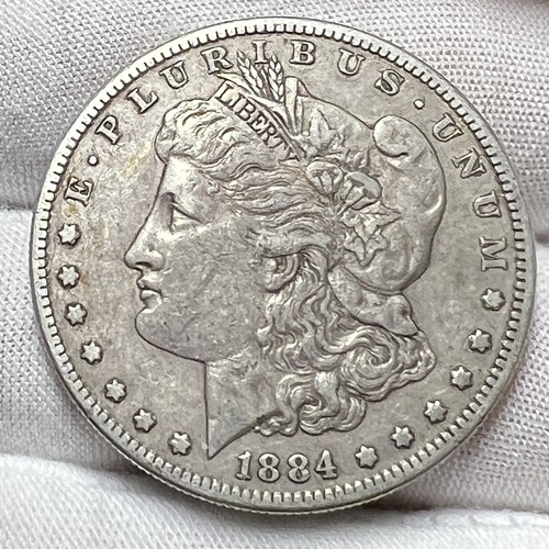 1884-S Better Date Morgan Dollar EF receive coin pictured see ...