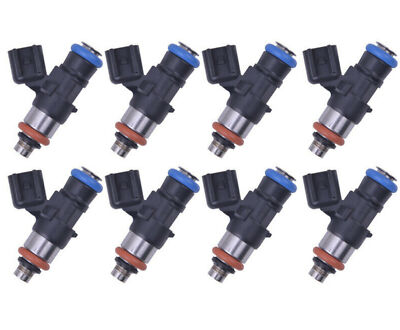 SET 8 Turbo 550 cc Fuel Injectors fits LS3 LS7 LS9 ZL1 CTS-V LSA 6.2L ...