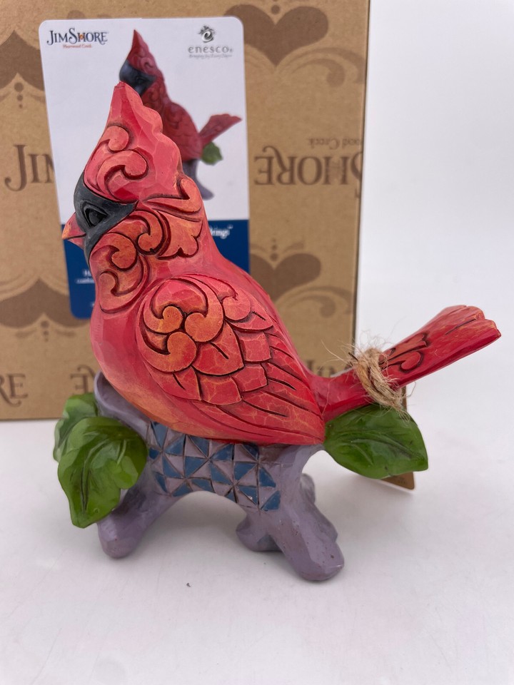 Enesco Jim Shore - Cardinal On Branch (6") #6008416 | eBay