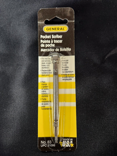 QTY 1 NEW GENERAL NO. 83 POCK SCRIBER STEEL COPPER BRASS ALUMINUM MADE ...