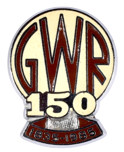 Vintage Old The Great Western Railway GWR 1835-1985 150 Years Enamel ...