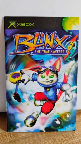 BLINX The Time Sweeper XBOX Original ARTOON Game 2002 Instruction Booklet | eBay