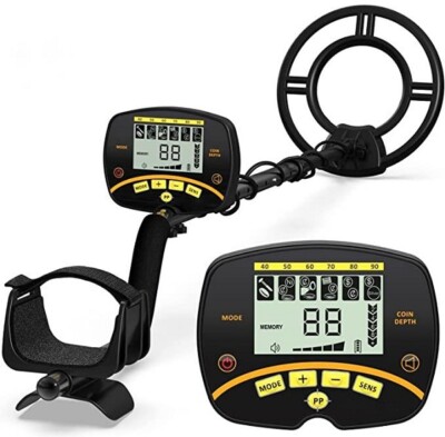 LCD Metal Detectors 5 Modes Waterproof Pinpointer Sensitive Hunter Coil ...