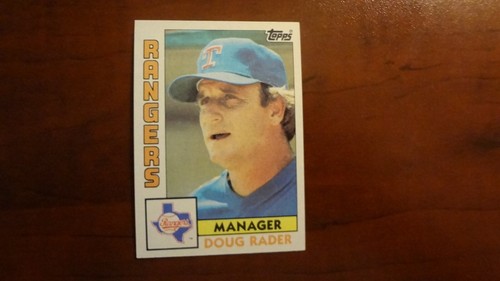 1984 TOPPS # 412 DOUG RADER BASEBALL CARD | eBay