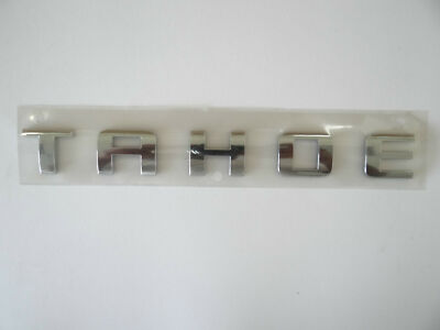OEM Front Door Tailgate Tahoe Emblem Chrome Badge 07-2020 Chevrolet ...