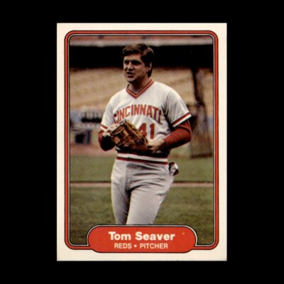 Tom Seaver 1982 Fleer Baseball Cincinnati Reds #82 NICE VINTAGE! Most ...