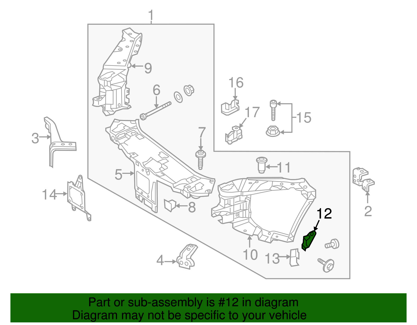 Genuine Mercedes-Benz Mount Frame Bracket 2226260113 OEM for sale ...