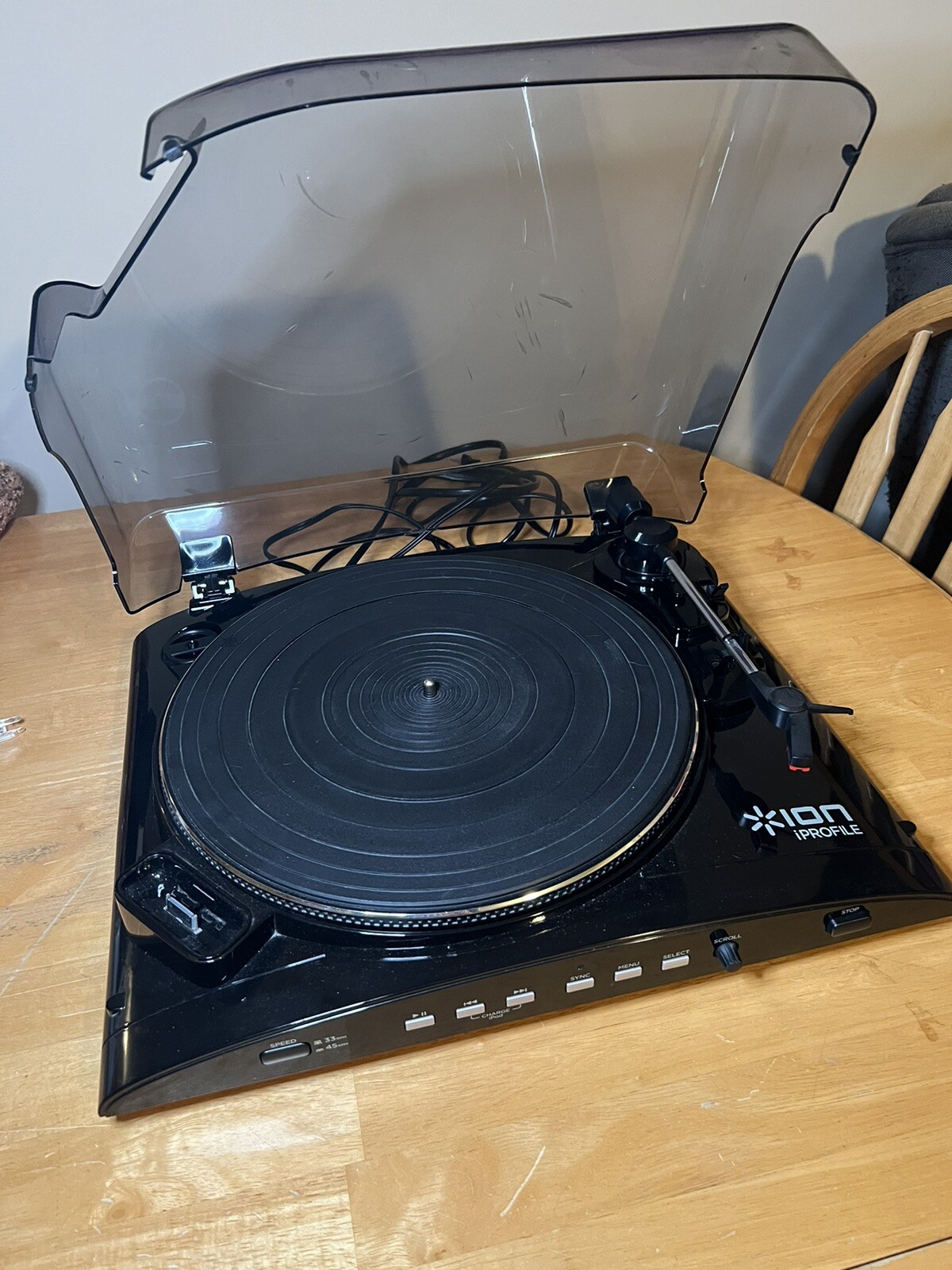 ion iPROFILE Turntable Direct to iPod iPhone Transfer 4S Dock vinyl ...