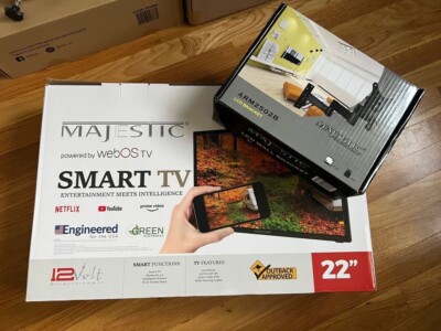 Majestic 22" 12V Smart LED TV WebOS, Mirror Cast & Bluetooth - North ...