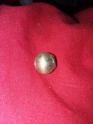 New Authentic Persona BRUSH GOLD STERLING SILVER Bead Charm HTF Rare ...