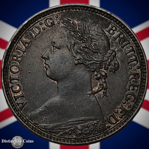 Great Britain 1875 H Farthing 1/4d GB3757 | eBay
