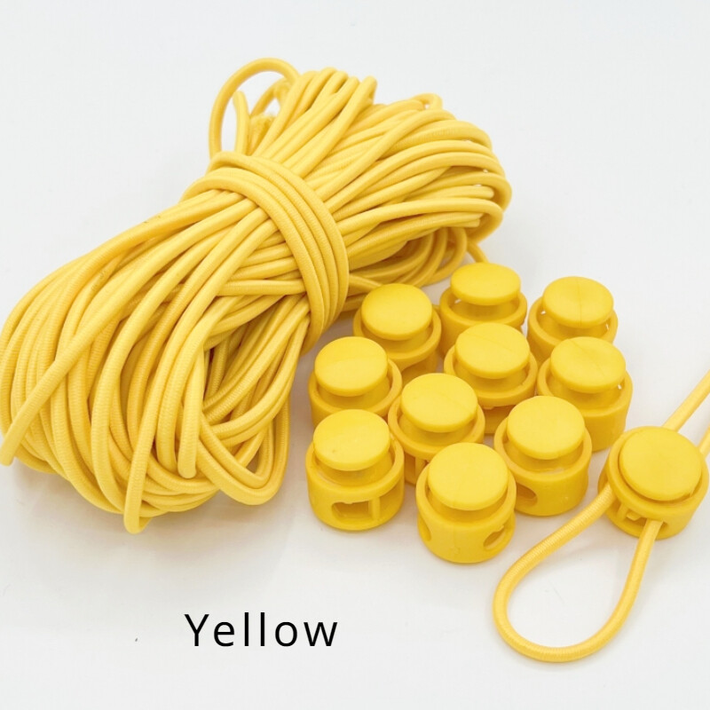 Spring Cord Lock End Stopper Fastener Adjustment Elastic Band ...